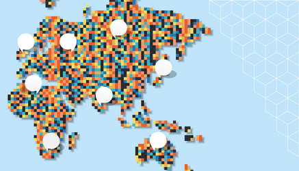 Pixel Europe Map Vector Images (over 1,900)