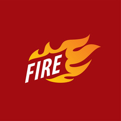 Eagle fire gradient color logo design Royalty Free Vector