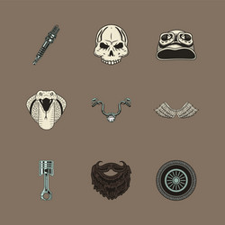 Biker Patches Vector Images (over 2,100)