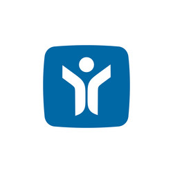 Online doctor solution app logo design Royalty Free Vector