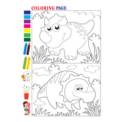 Coloring page Royalty Free Vector Image - VectorStock