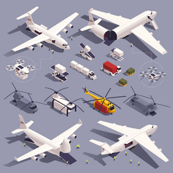 Air cargo infographics Royalty Free Vector Image