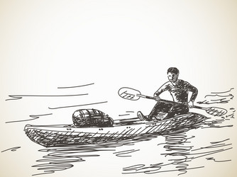Doodle Kayak Vector Images (over 540)
