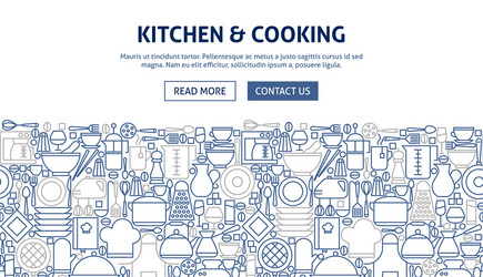 Banner Cooking Kitchen Vector Images (over 22,000)