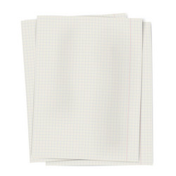Ruled sheet of notebook paper Royalty Free Vector Image