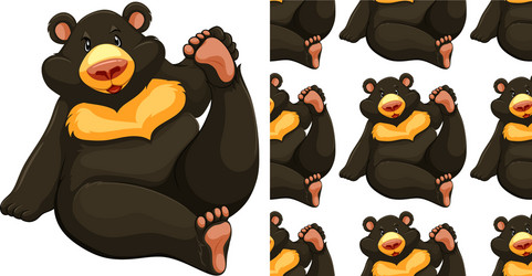 Seamless pattern and single object isolated Vector Image