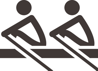 Rowing icon Royalty Free Vector Image - VectorStock