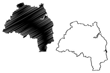 Tyne and wear map Royalty Free Vector Image - VectorStock