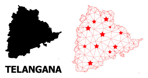 Map State Telangana Vector Images (over 370)