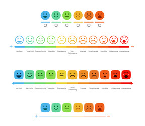 Empathy Emoji Scale Vector Images (over 130)