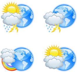 Meteorological disaster or extreme weather Vector Image