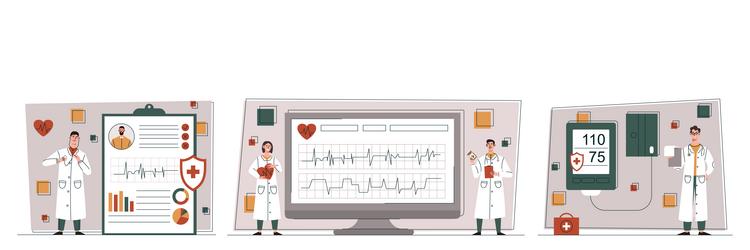 Heart beat icon Royalty Free Vector Image - VectorStock