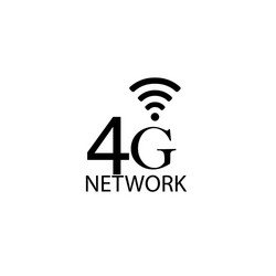 Technology icon network sign 4g internet Vector Image