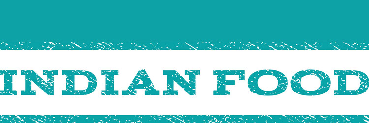 Indian food watermark stamp Royalty Free Vector Image