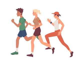 Full walk cycle sequence animation man in motion Vector Image