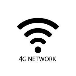 Technology icon network sign 4g internet Vector Image