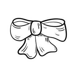 Handdrawn doodle tie icon hand drawn black sketch Vector Image