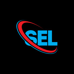 Sel logo letter design Royalty Free Vector Image