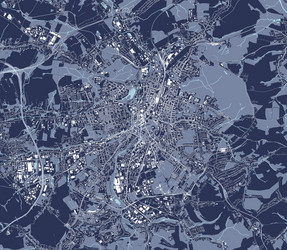 Map city chemnitz germany Royalty Free Vector Image