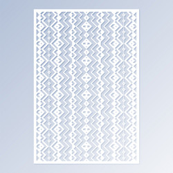 Seamless die cut decorative pattern template Vector Image