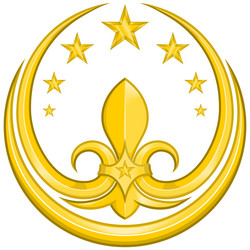 Lotus flower design Royalty Free Vector Image - VectorStock