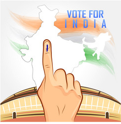 Vote Finger India Vector Images (42)
