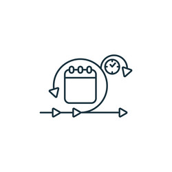 Overseeing icon monochrome simple sign from Vector Image