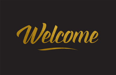 Gold Text Welcome Vector Images (over 1,300)