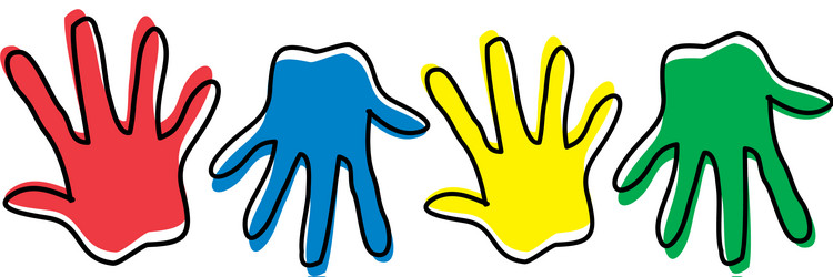 Hands high five pop art Royalty Free Vector Image