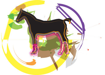 Horse Stampede Vector Images (74)