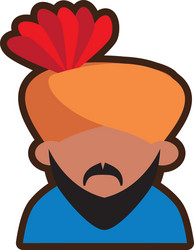 Turban Avatar Vector Images (over 810)