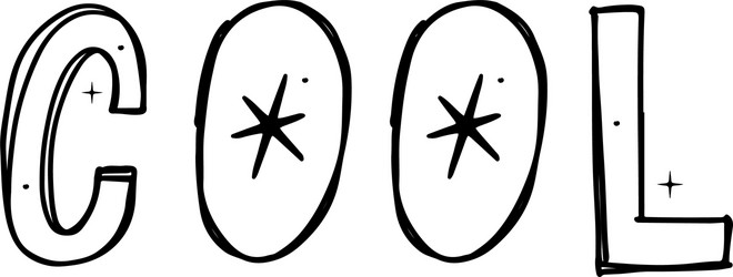 Cool ink hand lettering modern handwritten phrase Vector Image