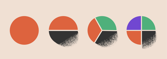 Pie Chart with 4 Parts Vector Images (over 600)