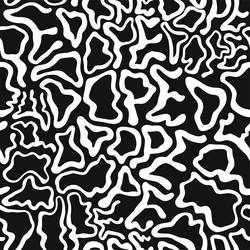 Deformed wavy dope word seamless pattern wallpaper