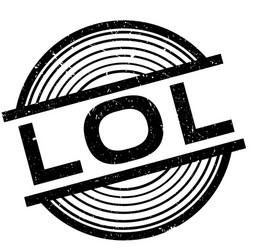 Lol rubber stamp Royalty Free Vector Image - VectorStock