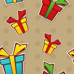 Gift pattern three Royalty Free Vector Image - VectorStock