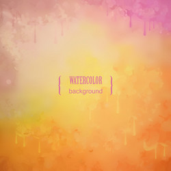 Bright colorful watercolor texture background Vector Image