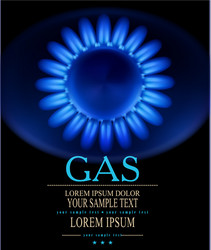 Natural gas banner Royalty Free Vector Image - VectorStock