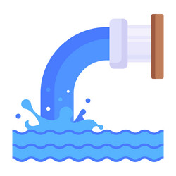 Pipe burst Royalty Free Vector Image - VectorStock