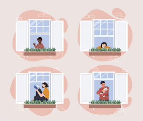 People in Windows Vector Images (over 27,000)