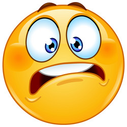 Eye popping emoticon Royalty Free Vector Image