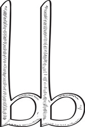 Sketch of a musical note Royalty Free Vector Image