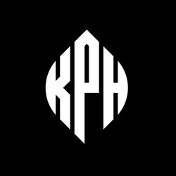 Kph logo letter design Royalty Free Vector Image