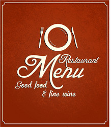 Diner menu sign Royalty Free Vector Image - VectorStock