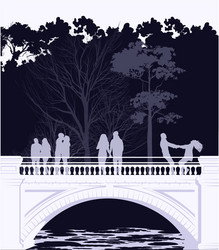 People Bridge Vector Images (over 2,500)