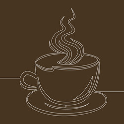 Continuous line drawing kitchen knife icon concept