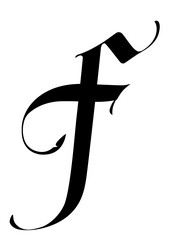 Letter F Gothic Vector Images (over 100)