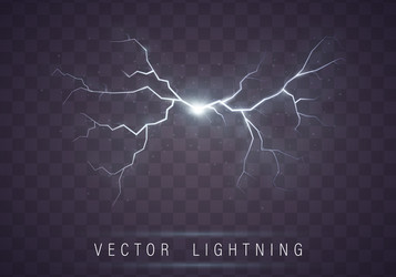 Lightning flash bolt Royalty Free Vector Image