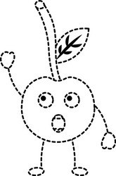 Talking Fruit Emoji Vector Images (84)