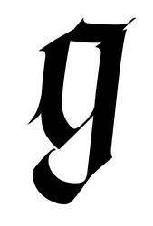 Gothic Alphabet G Vector Images (68)